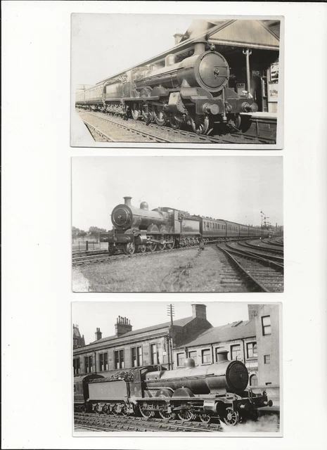 6 DIFFERENT PHOTOGRAPHS of Glasgow & South Western Railway 4-6-0 ...