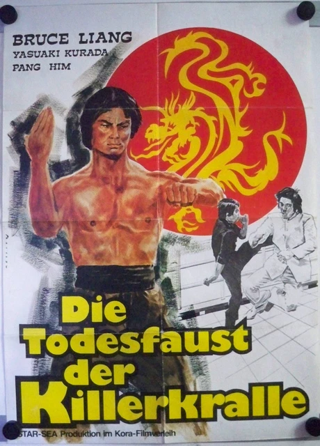 DIE TODESFAUST DER Killerkralle Filmposter A1 Bruce Leung Siu-Lung ...