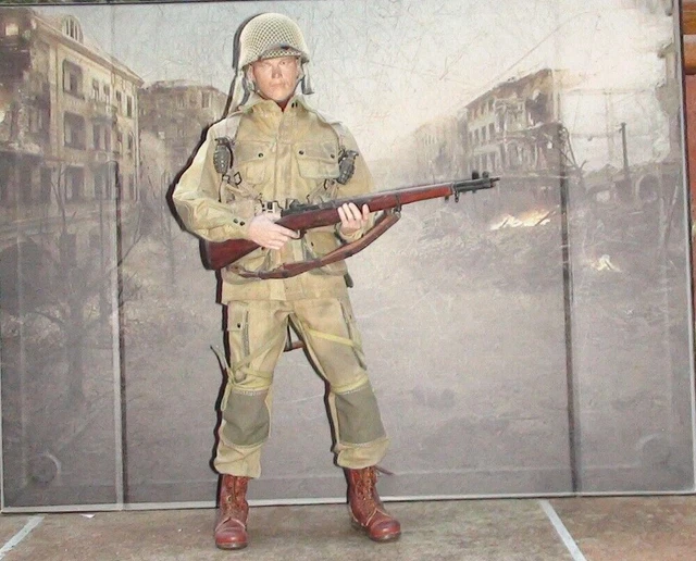 1/6 SCALE DID Action Figure US Paratrooper Rifleman, Private Ryan, WW2 ...