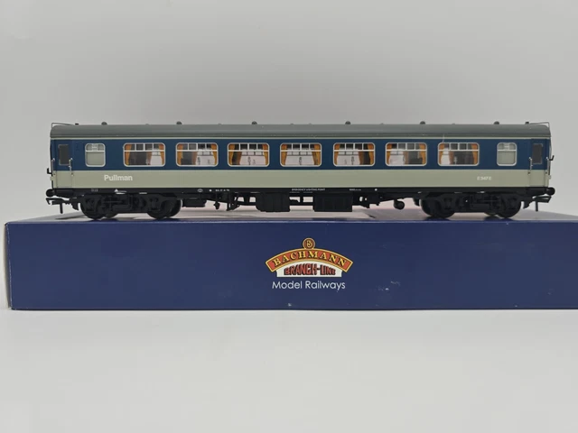 #6306 BACHMANN 39-311A BR Mk1 SP Pullman second parlour E347E in grey ...