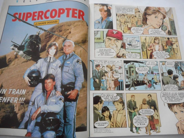 MAGAZINE TELE-SERIES N°15 k2000 supercopter agence tous risque chips ...