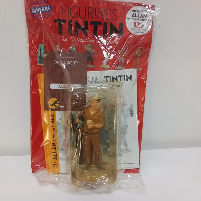 FIGURINE TINTIN COLLECTION Officielle - Allan Provoque Haddock - N° 21 ...