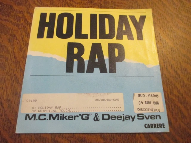 45 RPM M.C. MIKER ""G"" & DEEJAY SVEN holiday rap £5.71 - PicClick UK