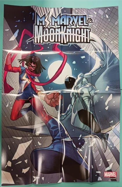 RARE PROMO POSTER 2022 MS MARVEL MOON KNIGHT 36x24 Marvel UNUSED £23.33 ...