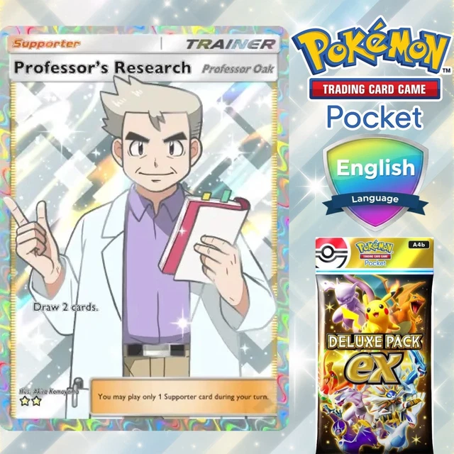 POKEMON TCG POCKET Trading - Professor Research [ENGLISH] $20.58 ...