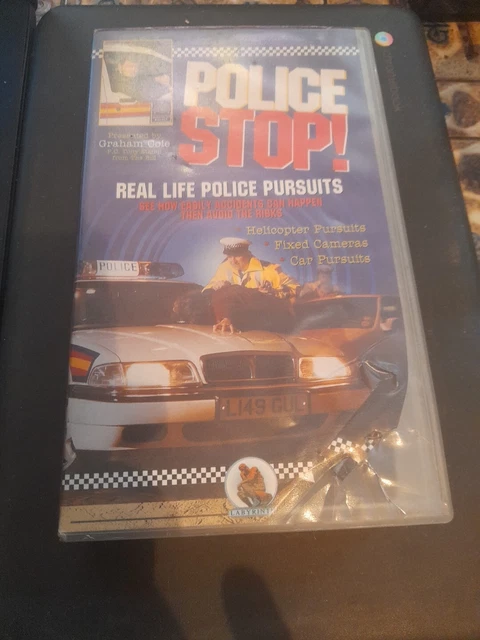 POLICE STOP VHS Video Real Life Police Pursuits 50 Mins Hosted By ...