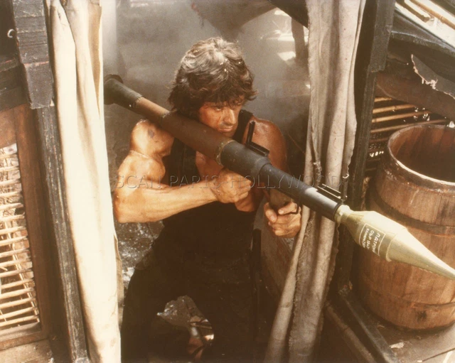 SYLVESTER STALLONE RAMBO First Blood Part Ii 1985 Vintage Photo ...