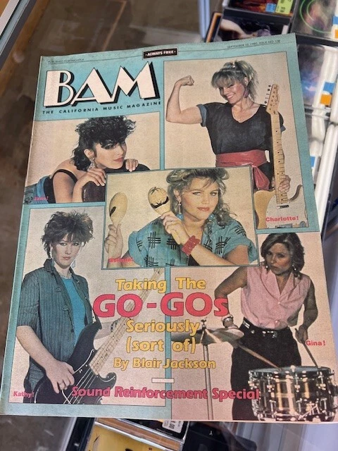 BAM MAGAZINE THE Go-Go's (Issue No. 138, 1982) £14.77 - PicClick UK