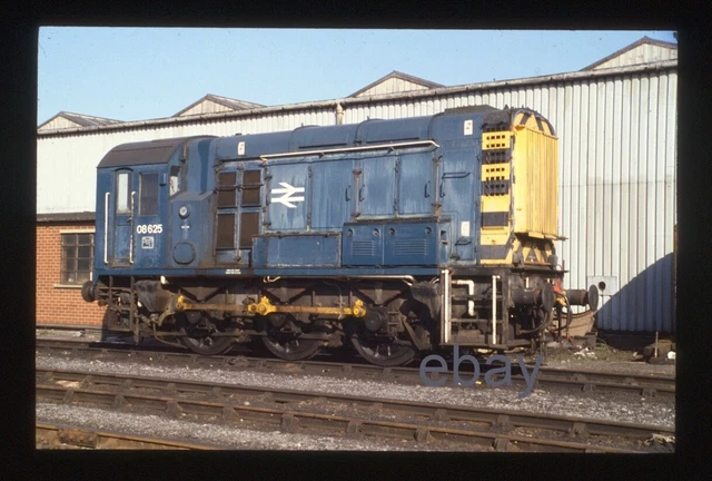ORIGINAL 35MM SLIDE - Class 08 shunter - 08625 at (Derby) c.1980's £3. ...