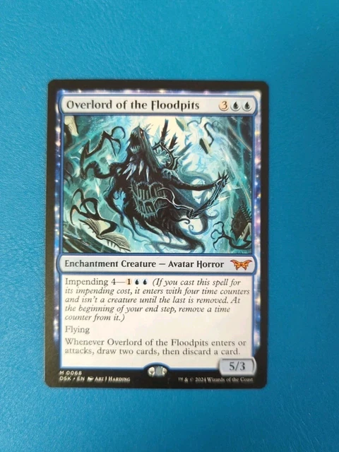 MTG DUSKMOURN HOUSE of Horror Overlord of the Floodpits M 0068 NM $3.00 ...