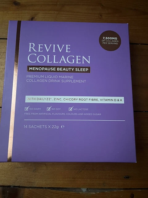 REVIVE COLLAGEN MENOPAUSE Beauty Sleep x 14 SACHETS Premium Liquid ...