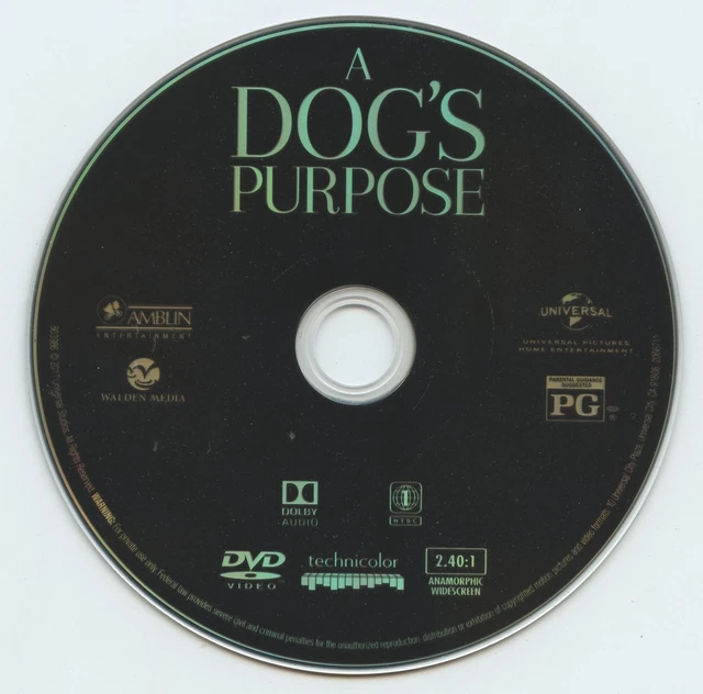 A DOG'S PURPOSE (2017) DVD Disc Only $5.99 - PicClick CA