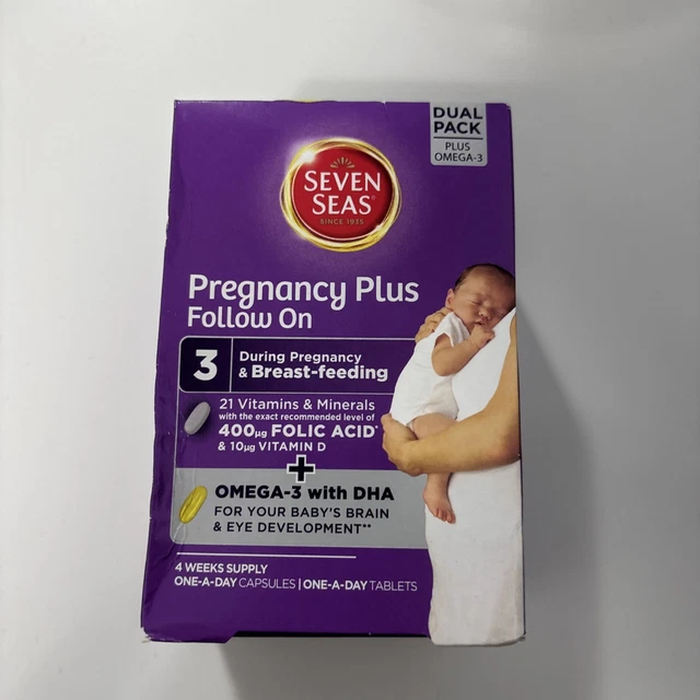 SEVEN SEAS PREGNANCY Plus Prenatal Capsules - Pack of 56 £5.99 ...