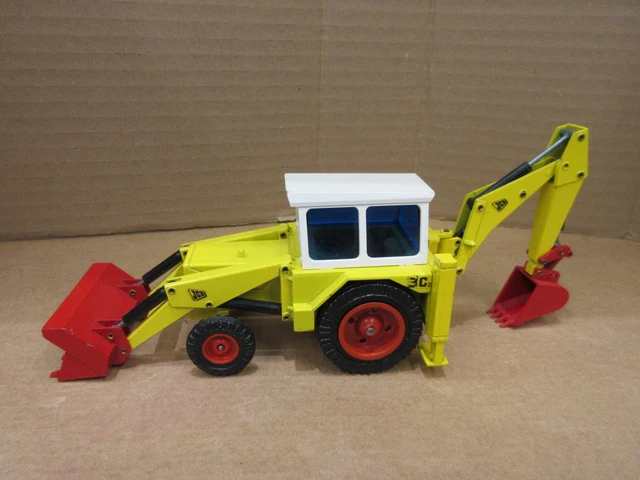 NZG JCB 3C MkII BACKHOE LOADER CARIBBEAN GLASS LOADER MODEL RARE JCB 3C ...