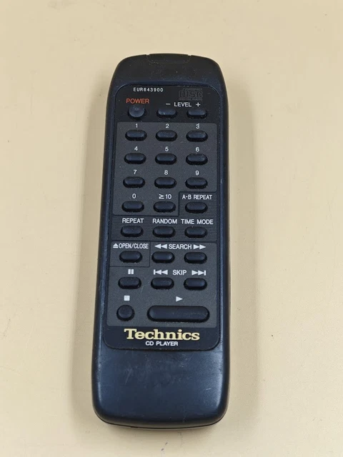 TECHNICS CD PLAYER Remote EUR643900 - Used, Fully Working £58.02 ...