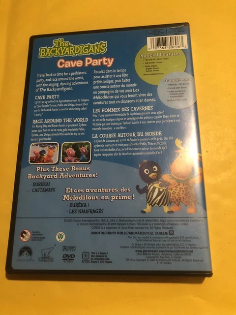 THE BACKYARDIGANS - Cave Party (DVD, 2006, Canadian) Pre-owned £6.26 ...