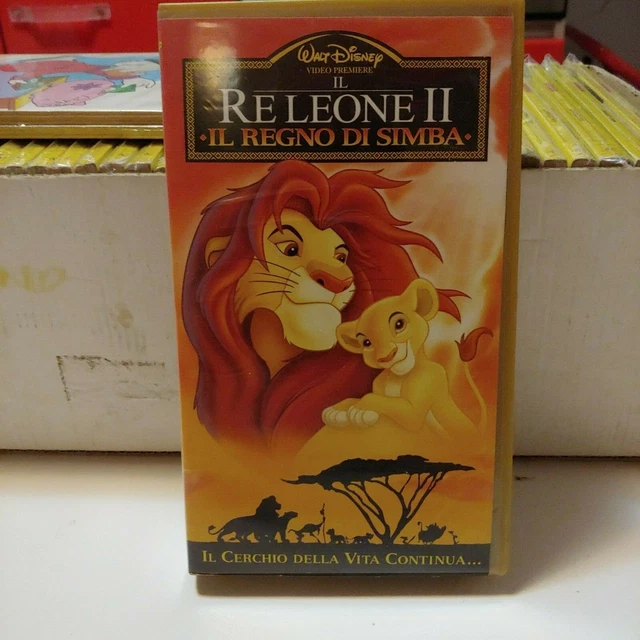 VHS WALT DISNEY Vs 4747 Il Re Leone Ii Il Regno Di Simba Ologramma ...