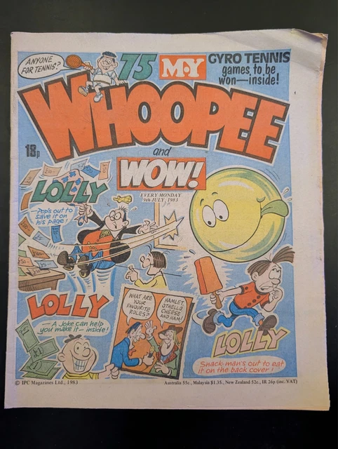 WHOOPEE COMIC, 9TH July 1983, IPC/Fleetway, Birthday Issue £5.99 ...