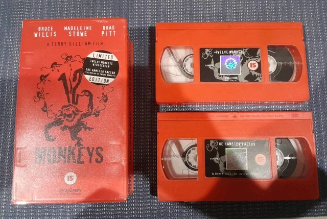 RARE RETRO TWELVE Monkeys-Box Set (VHS/SUR, 1997) Inc " The Hamster ...