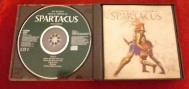 JEFF WAYNE’S MUSICAL Version Of Spartacus 2 CD Album Symphonic Rock £48 ...