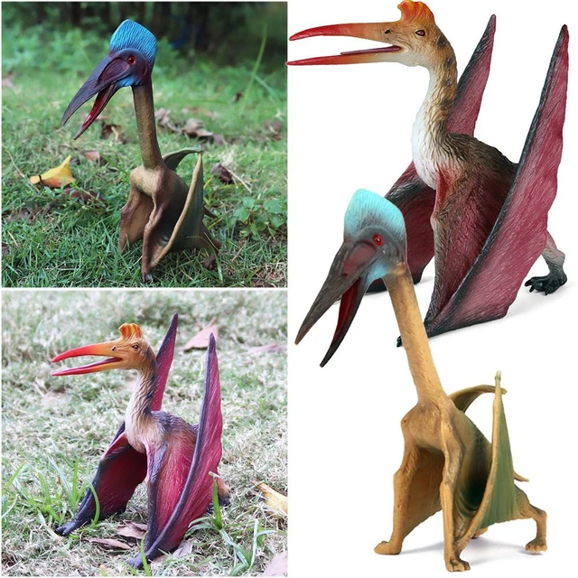 PROPS FOLD WINGS Lifelike Pterosaurs Model Prehistoric Scene Dinosaur ...