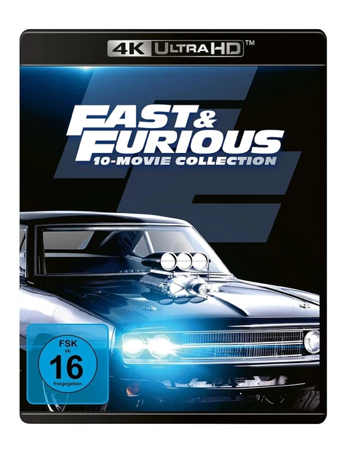 FAST & FURIOUS - 10-Movie-Collection 4K Ultra HD BOX NEU OVP EUR 118,79 ...