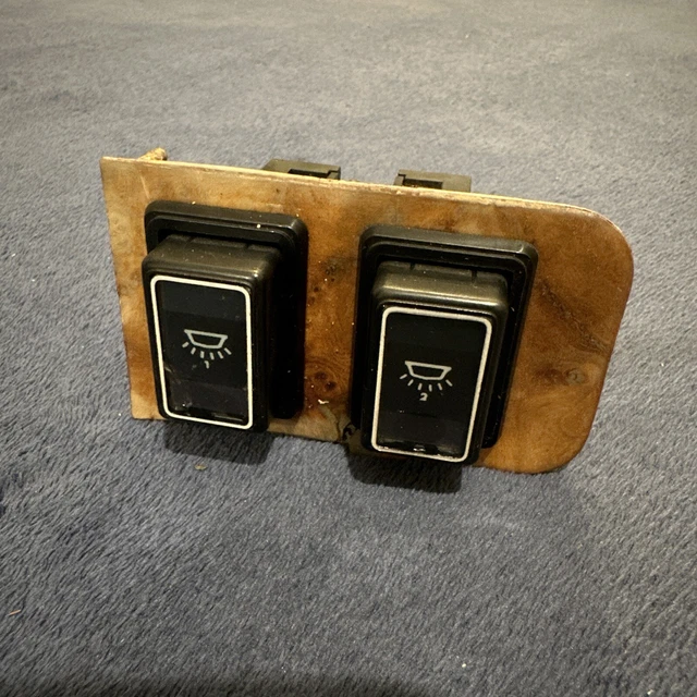 JAGUAR XJS Interior Light Switches With Walnut Trim £14.99 - PicClick UK