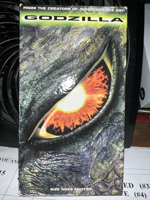 GODZILLA (VHS, 1998) Matthew Broderick Hank Azaria Harry Shearer FREE ...
