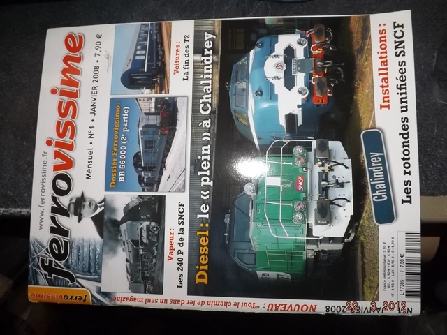 GC REVUE FERROVISSIME n°1 Portraits BB 66000 / 240P / Voitures T2 ...