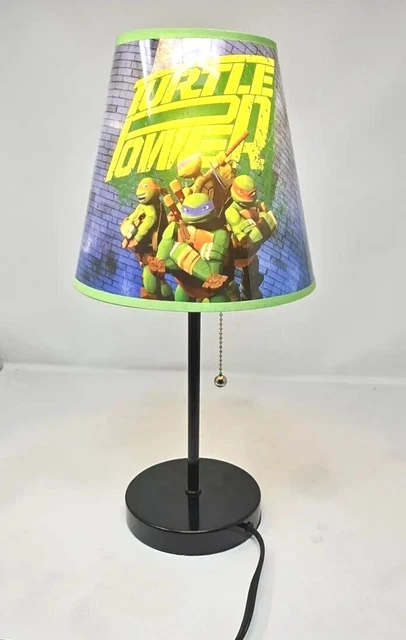 NICKELODEON TEENAGE MUTANT Ninja Turtles TMNT Turtle Power Table Lamp ...