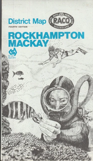 OLD AUSTRALIAN MAP ,Racq District Map , Rockhampton Mackay £9.91 ...