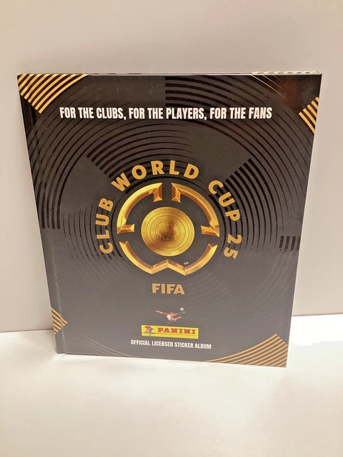PANINI FIFA CLUB World Cup 2025 Sticker Collection Album - Hard Cover ...