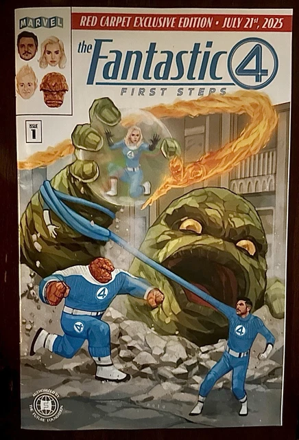 THE FANTASTIC FOUR First Steps Red Carpet exclusive comic #1 Marvel MCU £22.66 - PicClick UK