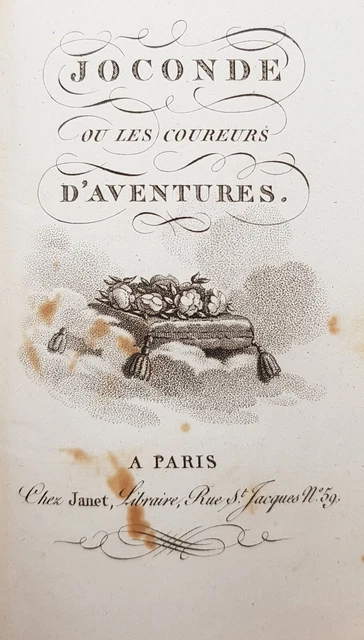 JOCONDE OU LES Coureurs d'Aventures, Charles-Guillaume Étienne (Janet ...