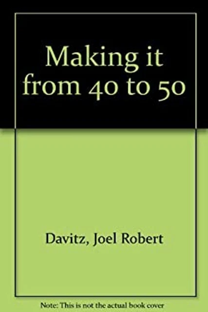 FAIRE IT DE 40 Pour 50 Couverture Rigide Joel Robert, Davitz, Lois Jean ...