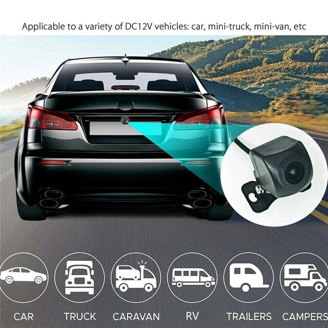 175° WIRELESS CAR Rear View Backup Reverse Camera WiFi For Android IOS ...