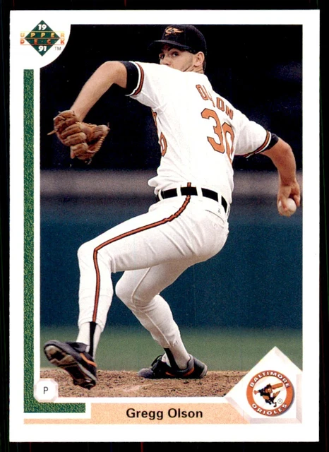 1991 UPPER DECK Gregg Olson cartes de baseball #326 EUR 2,08 - PicClick FR