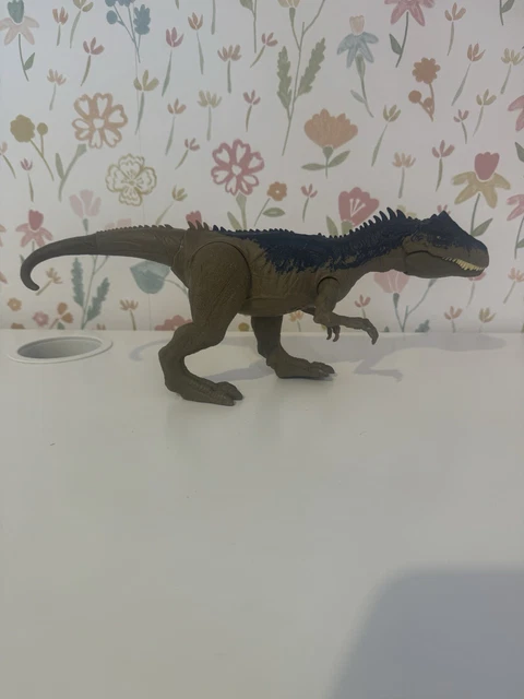 JURASSIC WORLD CAMP Cretaceous Roar Primal Attack Allosaurus Dinosaur W ...
