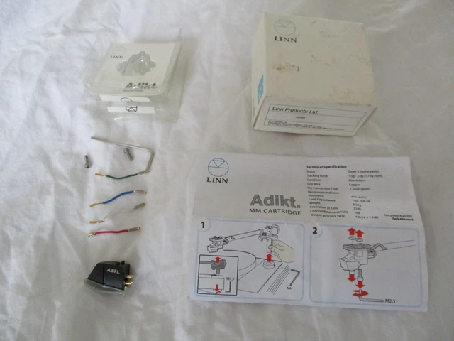 LINN ADIKT CARTRIDGE Used in good condition with original box and ...