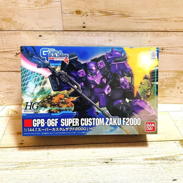 MODÈLE HG 1/144 Super Custom Zaku F2000 Gunpla Builders Beginning G GPB ...
