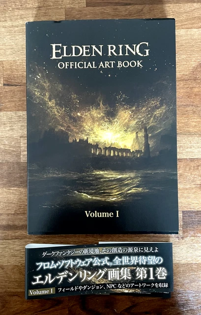 ELDEN RING - OFFICIAL ART BOOK VOL. 1 - w/ Spine Card obi Japanese ...