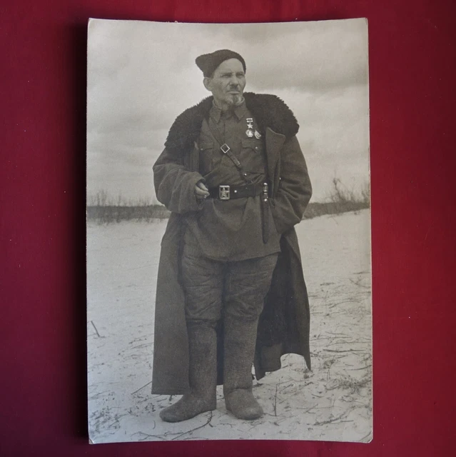 ORIGINAL USSR ARTISTIQUE Photo Ukrainien WW2 Partisan Guérilla ...