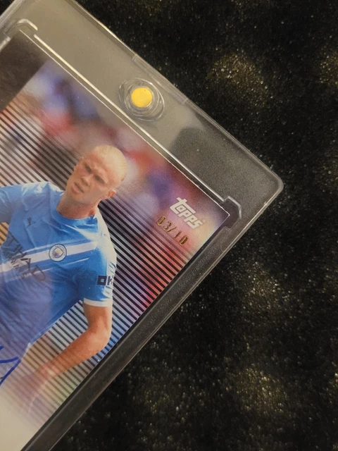 TOPPS MANCHESTER CITY 2025/2026 Erling Haaland Auto /10 £424.89 ...