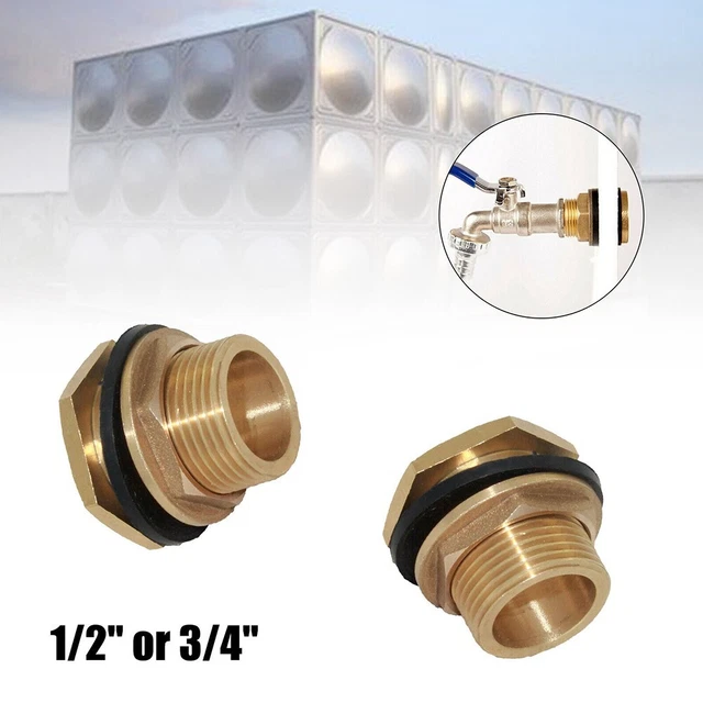 WATER TANK CONNECTOR Interface Tap Water Butt Water Tank Water Tanks 3/ ...