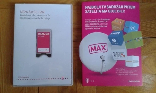 MAXTV MAX TV / SAT Modul & Karte / 12 Monate / Kroatien Hrvatska ...