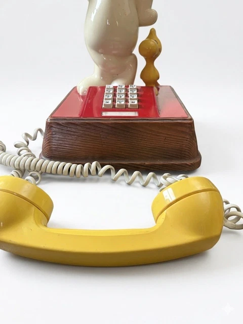 VINTAGE THE SNOOPY & Woodstock 1979 Push Button Telephone £108.83 ...