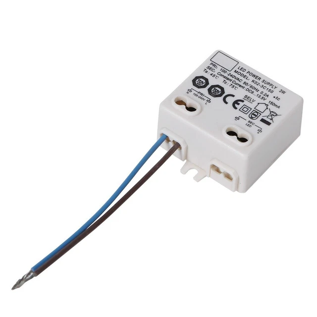 VIG MINI LED Driver Trafo 3W K02-3C150 - DC 9V - 13,5V - AC 100–240V ...