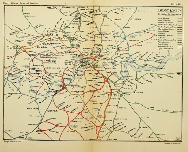 Victorian Railways Map FOR SALE! - PicClick UK