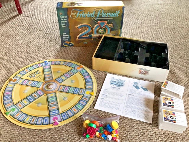 TRIVIAL PURSUIT 20TH Anniversary Edition Familienspaß Trivia Brettspiel ...
