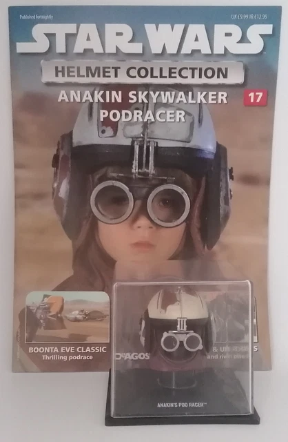 DEAGOSTINI STAR WARS Helmet Collection Anakin Skywalker Podracer Iss 17 ...